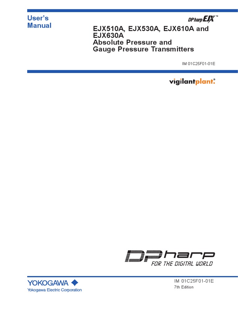 EJX510A 530A 610A 630A 7. Edition | PDF | Electrical Wiring | Insulator ...