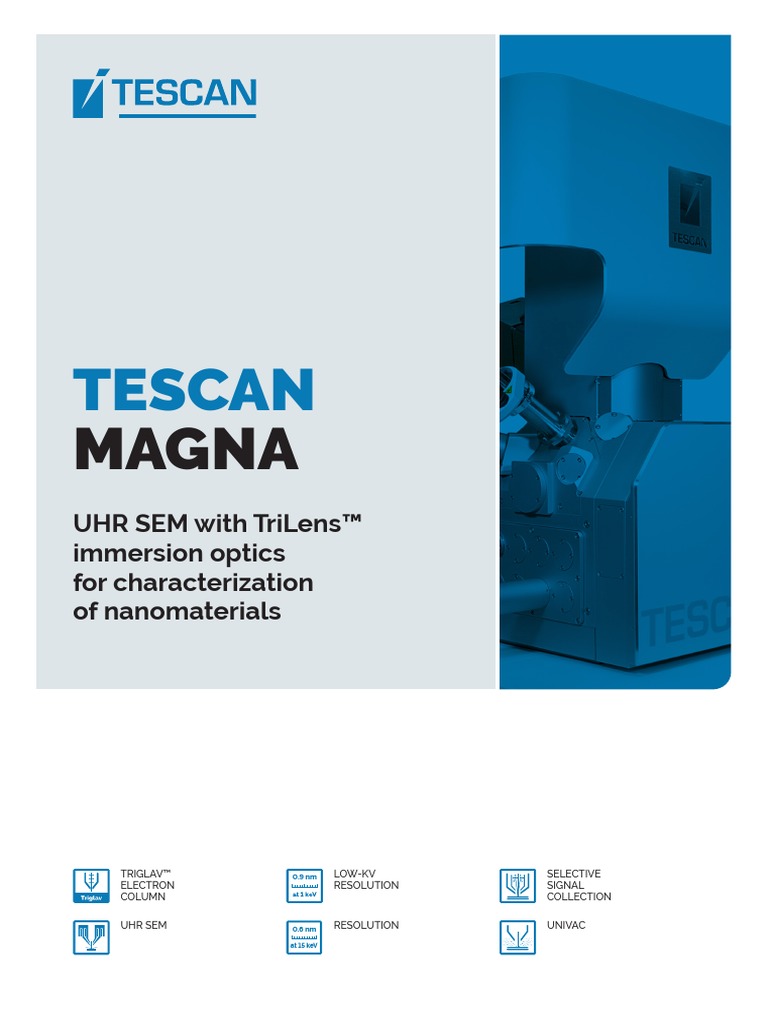 Tescan Magna Brochure Uhr Sem | PDF | Scanning Electron Microscope ...