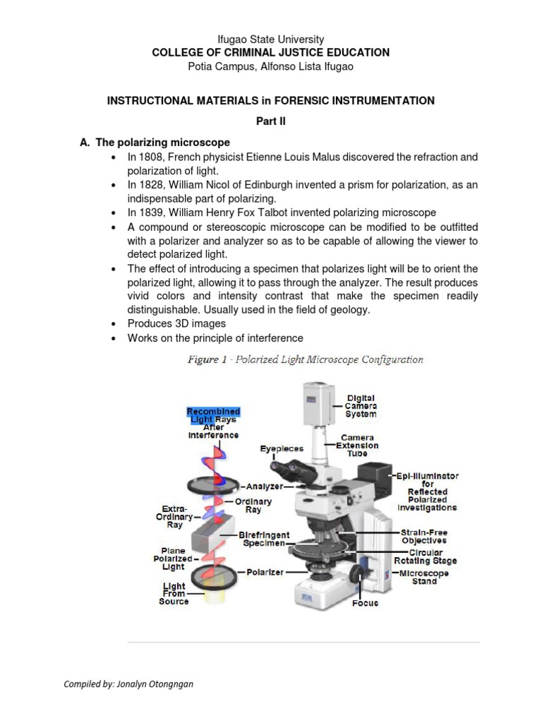 Forensic Instrumentation Techniques | PDF | Electron Microscope ...