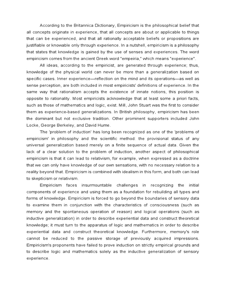 Understanding Self | PDF | Rationalism | Empiricism