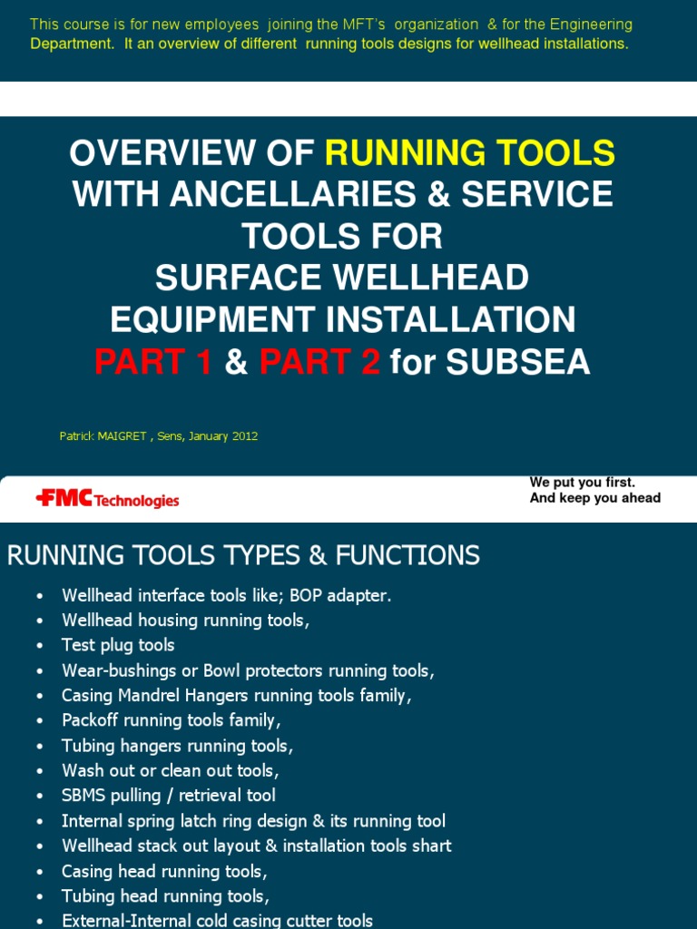 Overview of Wellhead Running Tools | PDF | Pipe (Fluid Conveyance ...