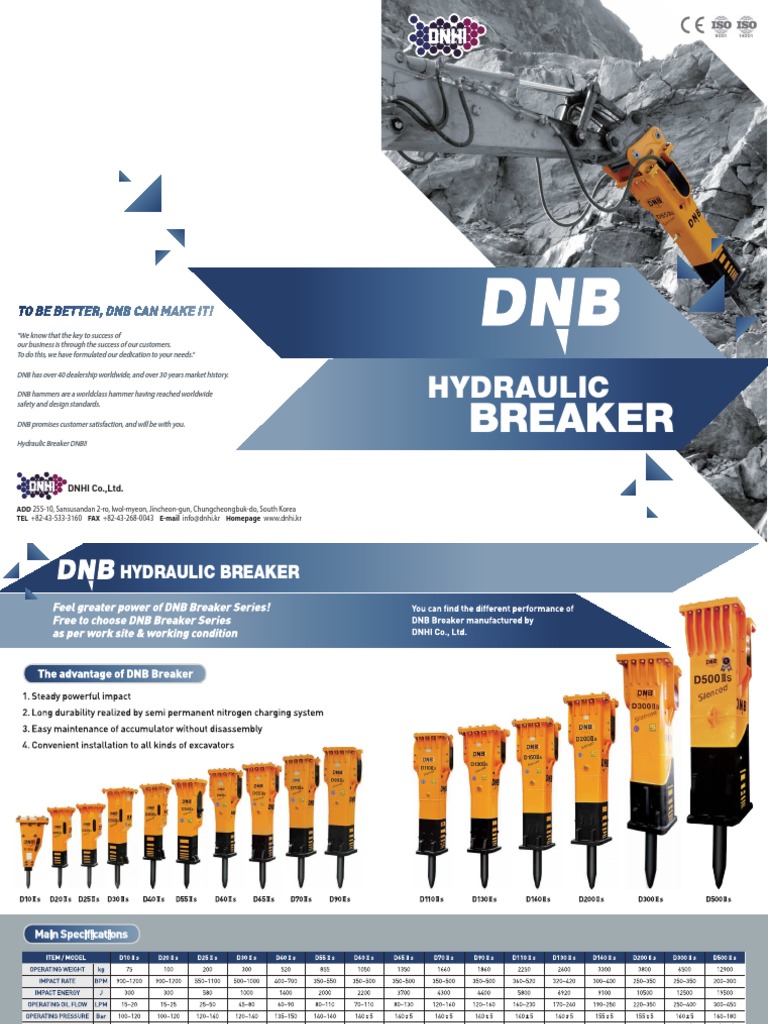 (Dnhi) DNB Breaker Catalogue | PDF