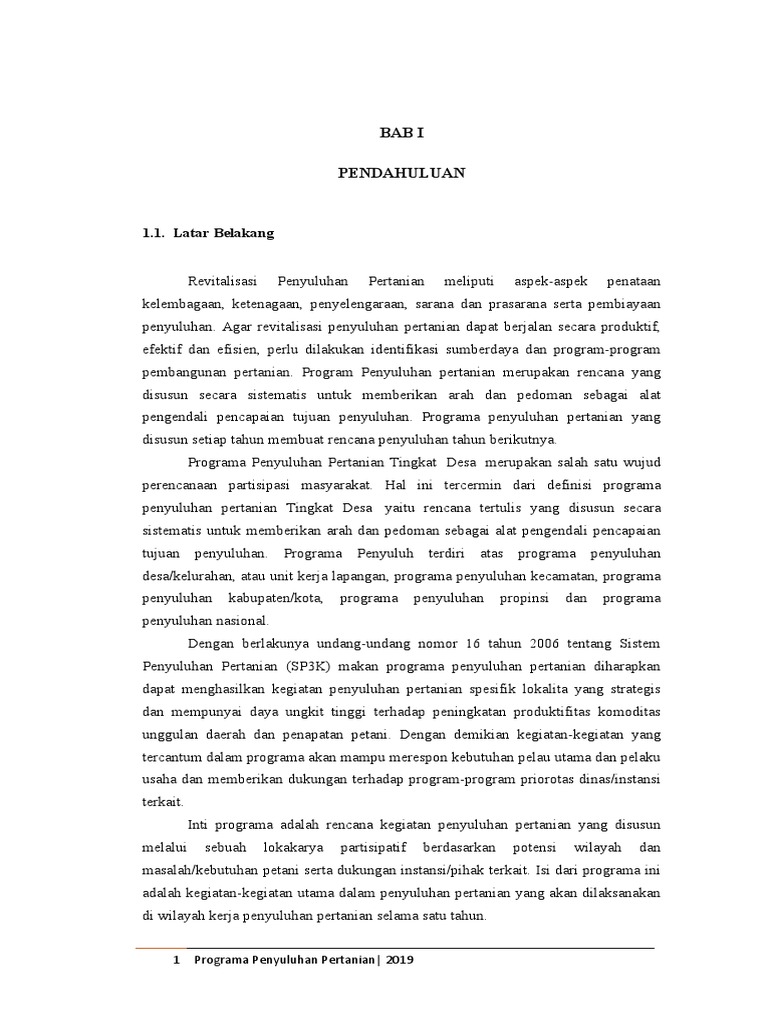 Programa Tirong 2020 | PDF