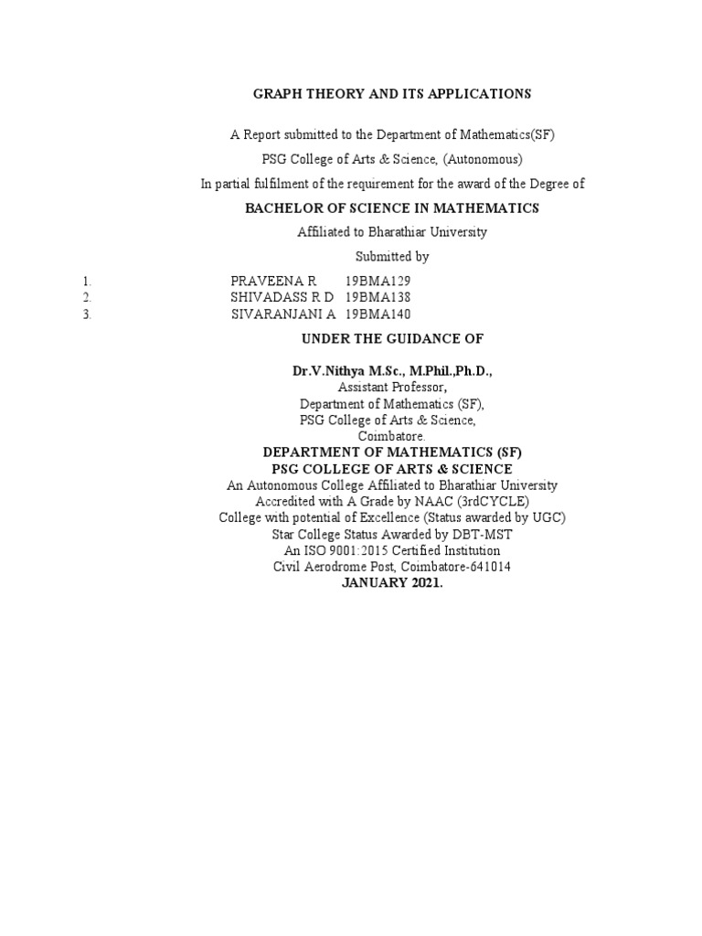 #Graph Theory | PDF | Vertex (Graph Theory) | Mathematics