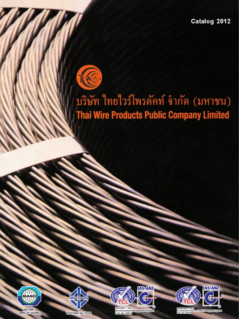 Catalog Thai Wire Products | PDF | Wire | Mechanical Engineering