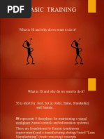 5S Basic Training | PDF | Lean Manufacturing | Process Management