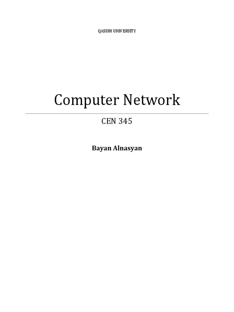 Computer Network | PDF | Computer Network | Routing