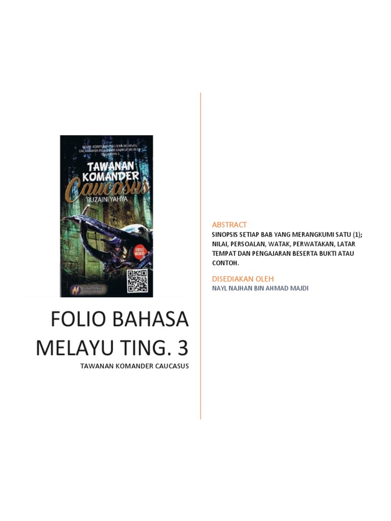 Analisis Novel Melayu Ting. 3 | PDF | Fiksi Umum