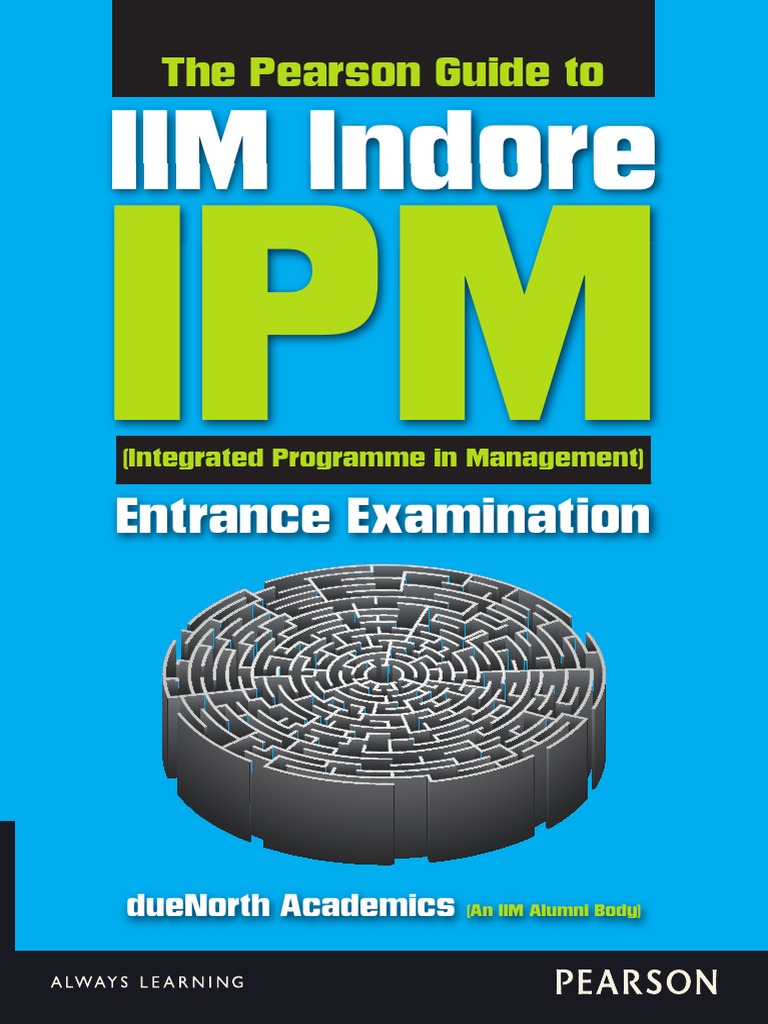 The Pearson Guide To Iim Indore Ipm Entrance Examination Compres | PDF | Numbers | Rational Number