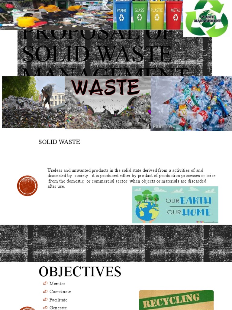 Solid Waste Management Proposal Overview | PDF