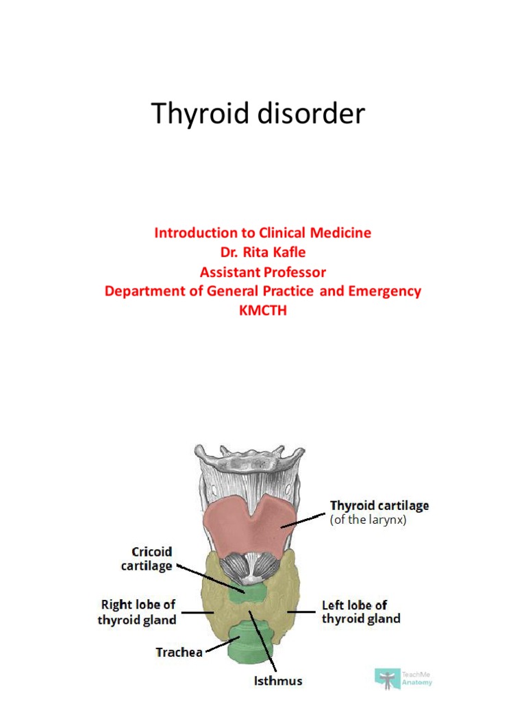 Thyroid Disorder | PDF | Hyperthyroidism | Thyroid