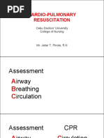 CPR PPT Final | PDF | Cardiopulmonary Resuscitation | Cardiac Arrest