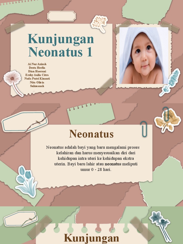 Kelompok 1 Kunjungan Neonatus | PDF | Pengembangan Diri