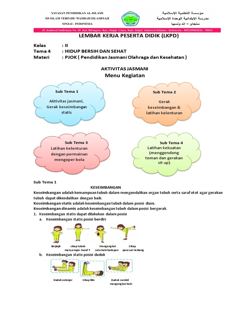 LKPD Tema 4 KL2 SM1 | PDF