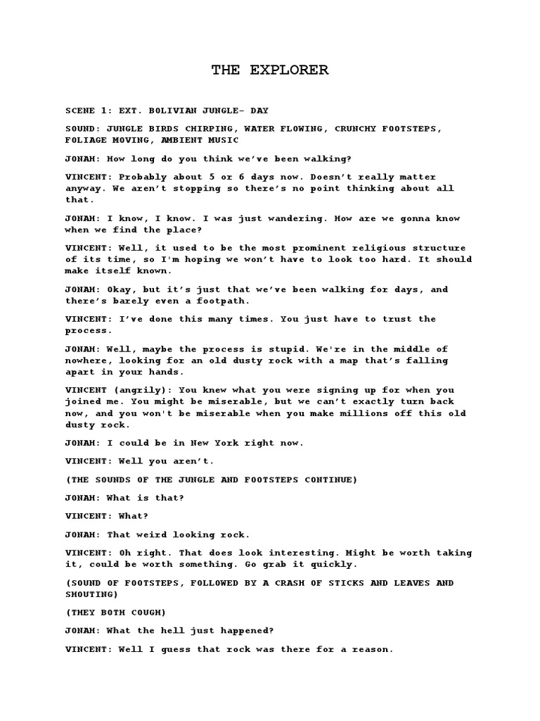 Radio Drama Script | PDF