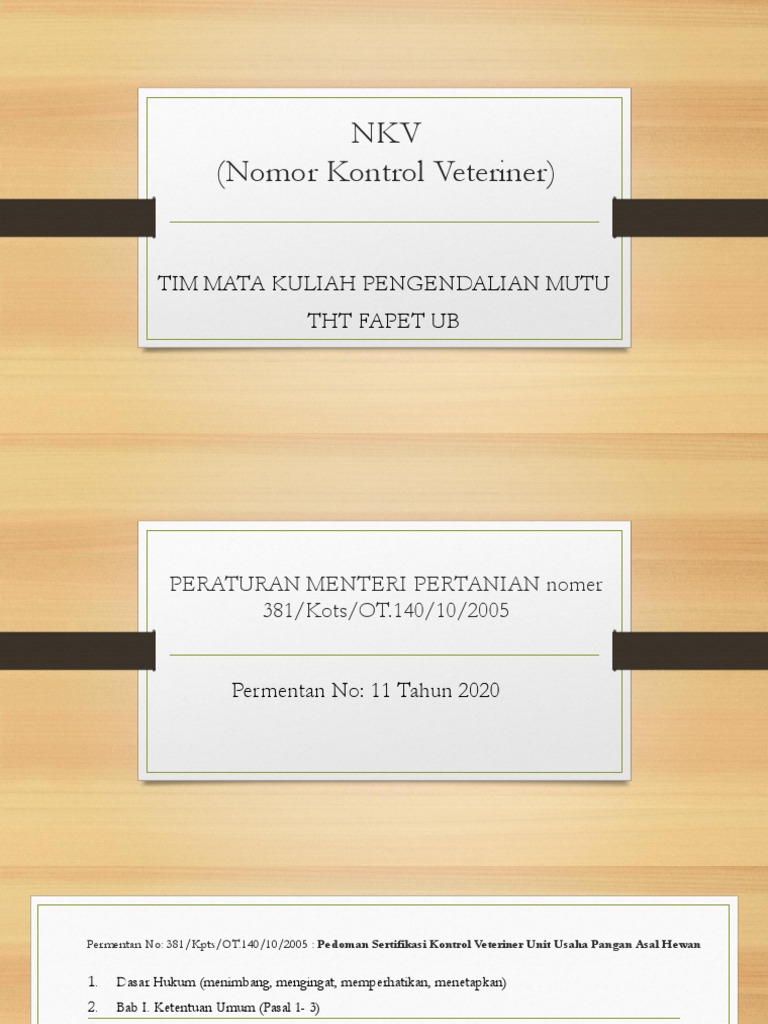 3-Peraturan NKV | PDF