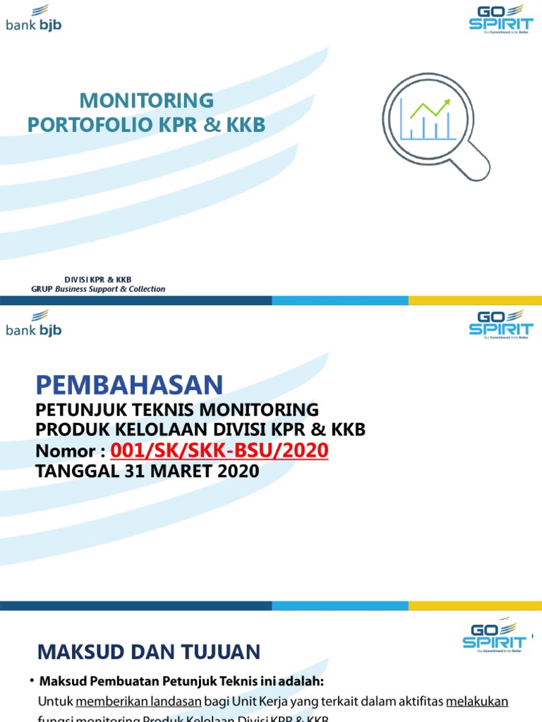 Monitoring Portofolio KPR & KKB | PDF