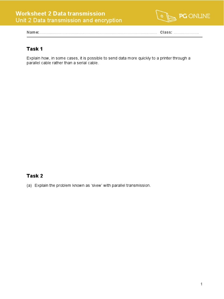 T2 Worksheet 2 | PDF