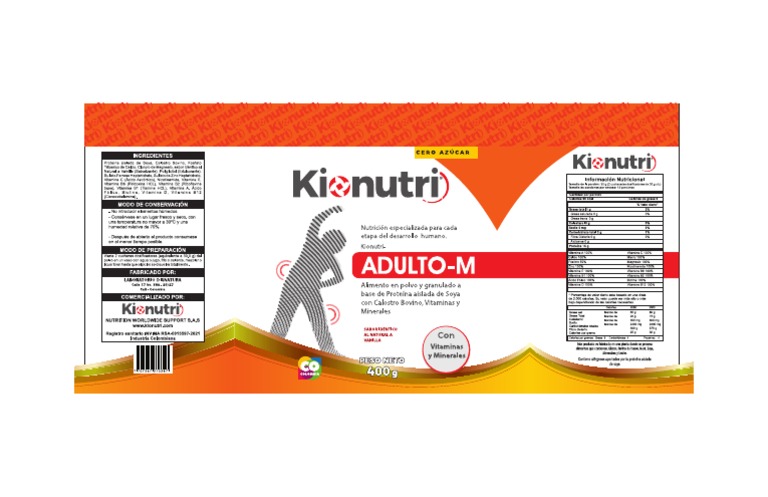 Kionutri Adulto M 400 Gramos | PDF