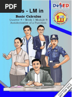 Basic Cal Q4 Module 1 | PDF | Integral | Function (Mathematics)