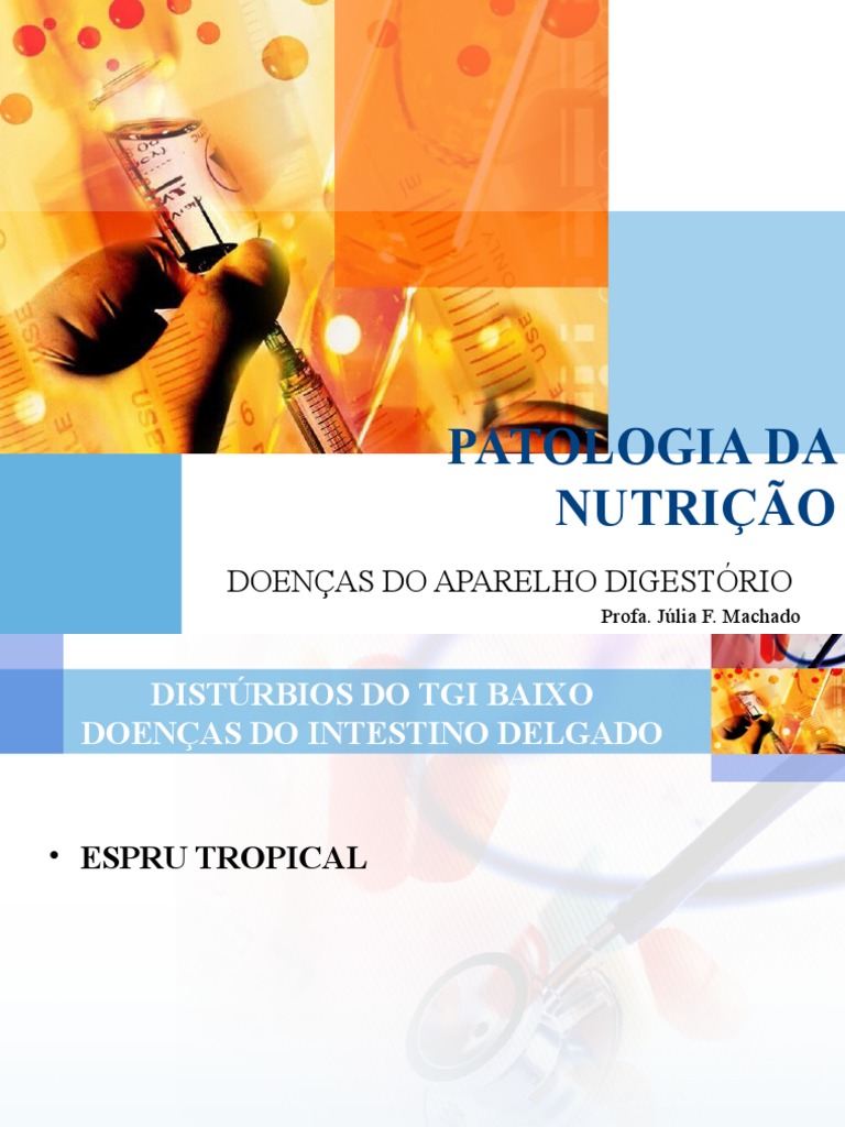 Distúrbios Gastrointestinais E Nutricionais Associados A Doenças