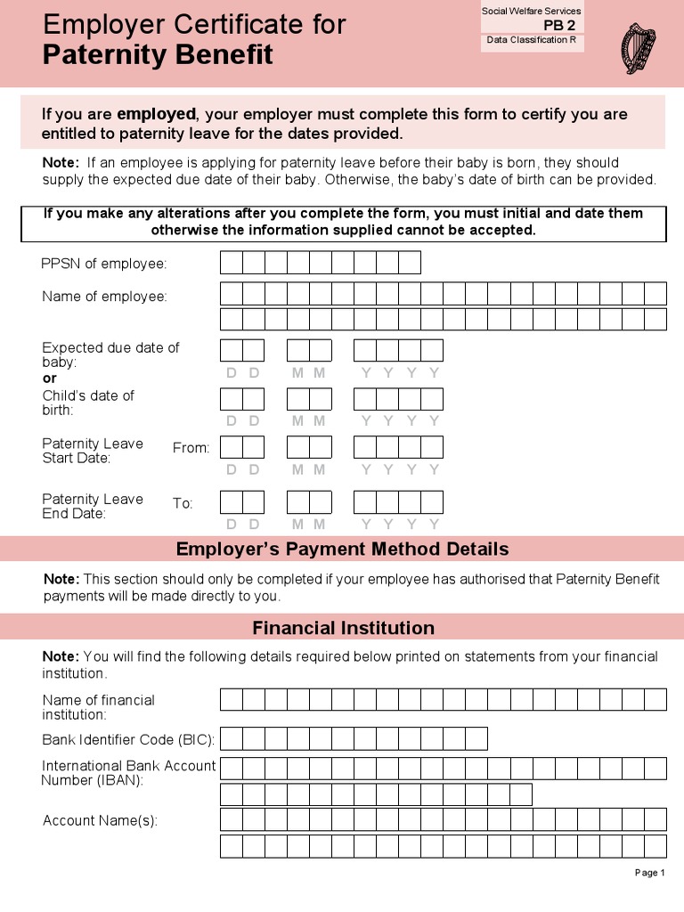 Paternity Leave | PDF | Employment | Parental Leave