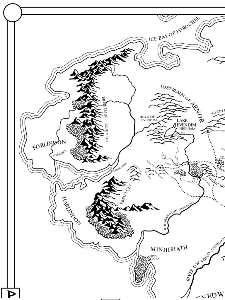 Pieces of Middle-Earth Maps | PDF | Fictional Natural Features Of Earth ...