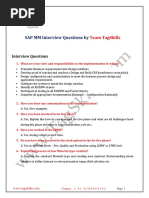 50 REAL TIME SAP MM Interview Questions and Answers-SAP MM Interview Questions | PDF | Valuation ...