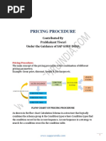 SAP MM - Pricing Procedure | PDF | Database Schema | Pricing