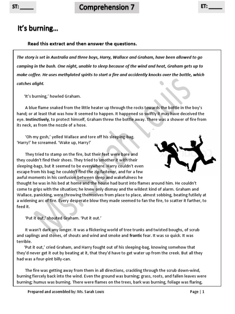 Read This Extract and Then Answer The Questions | PDF