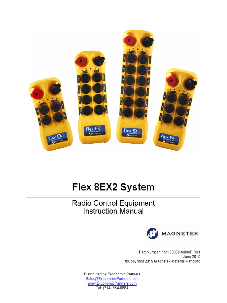 Flex 8EX2 System: Radio Control Equipment Instruction Manual | PDF ...