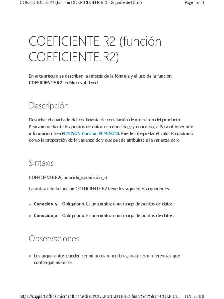Coeficiente R2 | Descargar gratis PDF | Matriz (Matemáticas ...