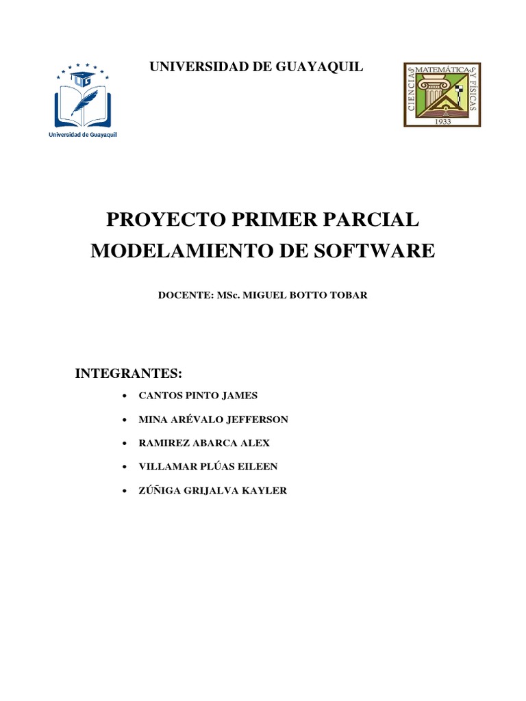 Proyecto Modelamiento | PDF | Caso de uso | Software