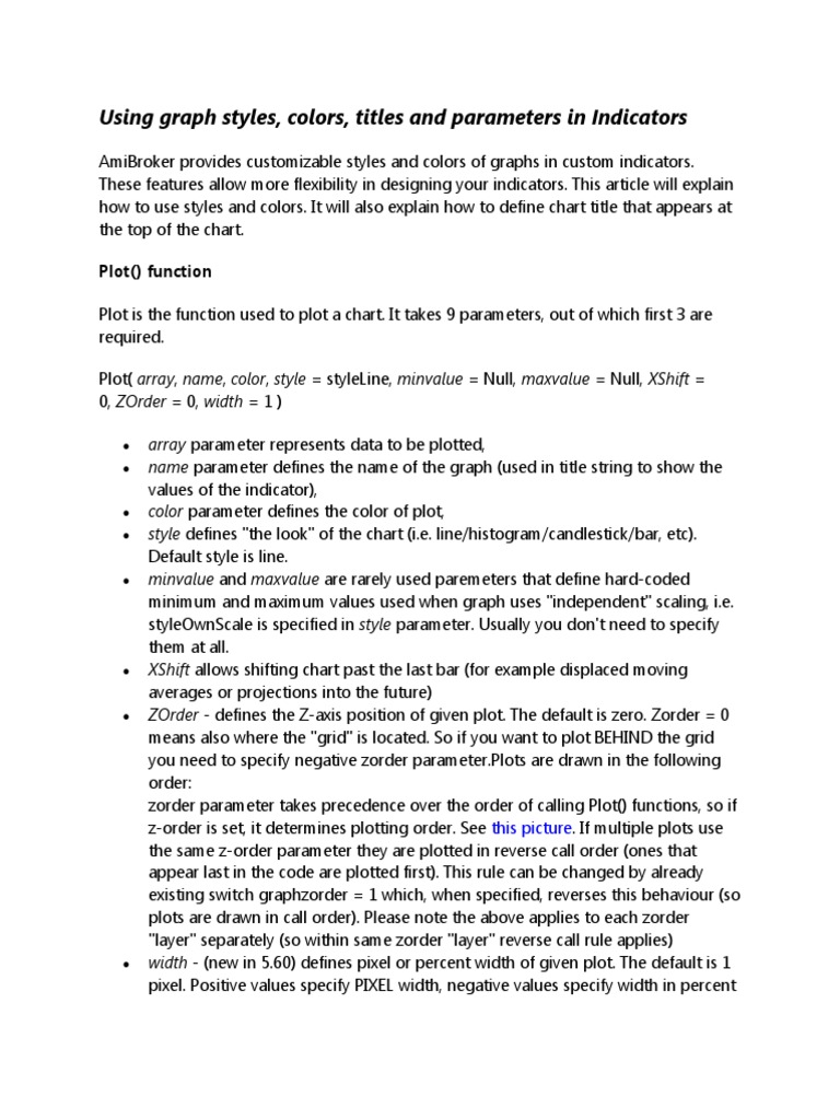 Using Graph Styles | PDF | Function (Mathematics) | Parameter (Computer ...