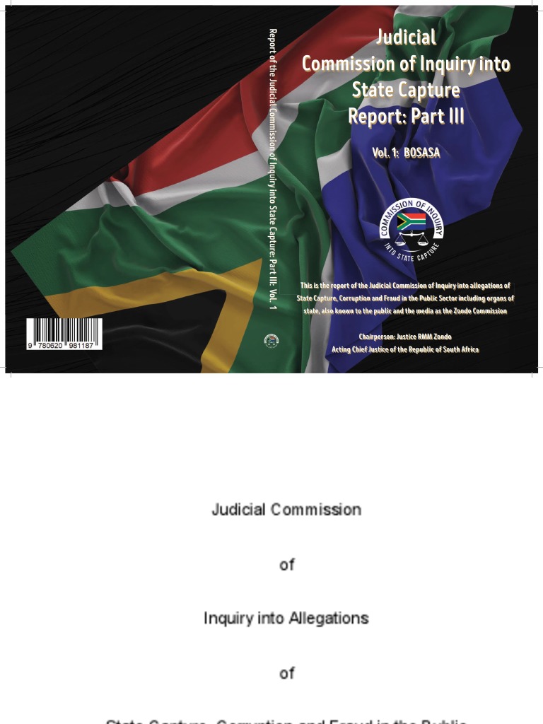 Part 3 - Vol 1 - Bosasa - Report of The State Capture Commission ...
