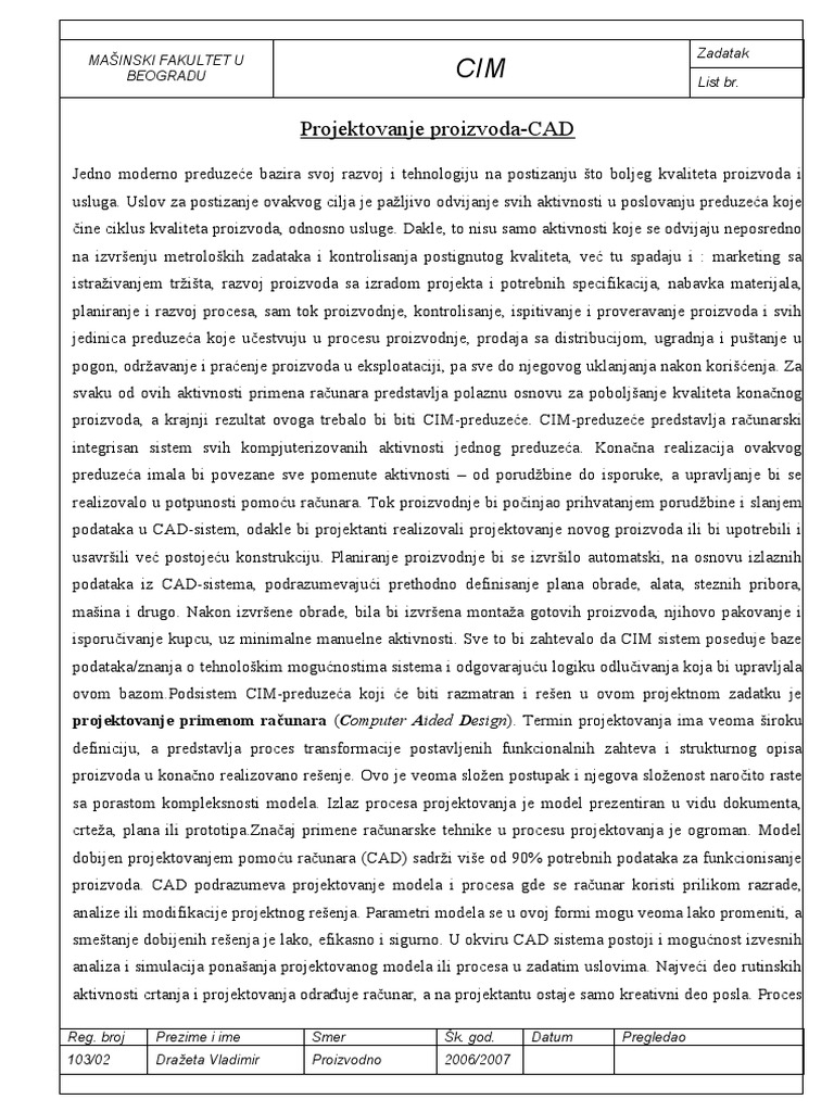 Cim - Cad | PDF