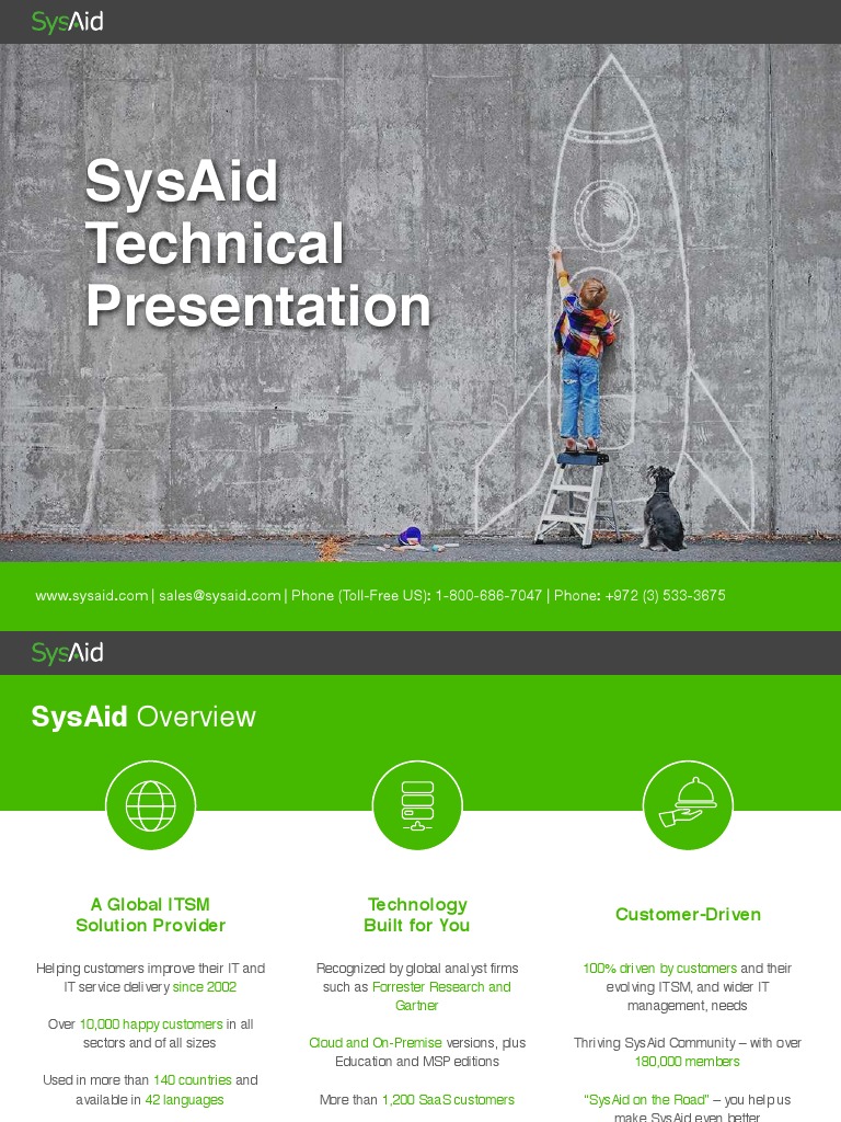 SysAid Technical Presentation | PDF | Microsoft Windows | Operating System