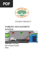 Python Project: Parking Management System | PDF | Databases | Computing