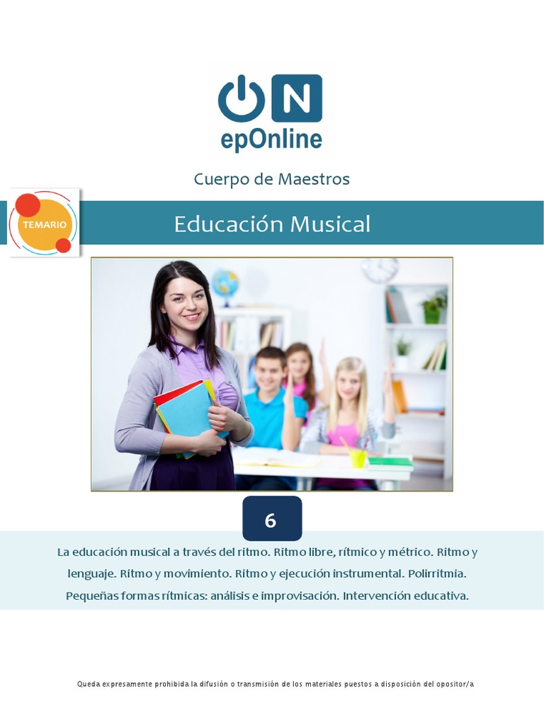 Tema 6 Oposiciones Maestros Musica | PDF | Ritmo | Bailes