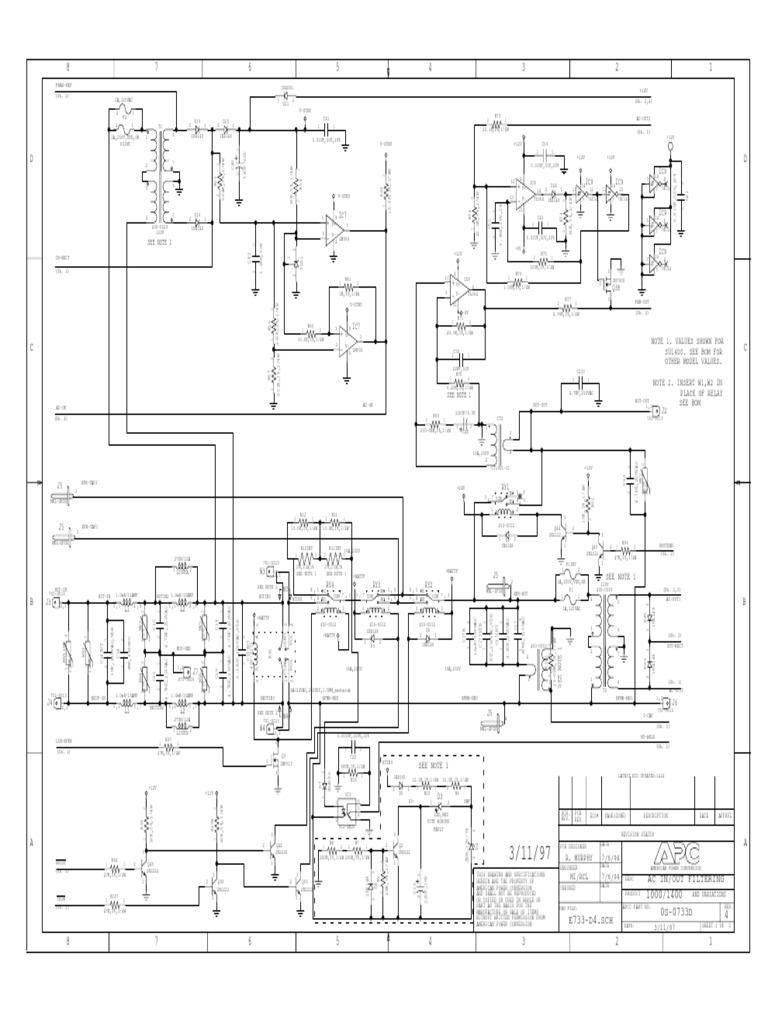 Smart Ups Su1000 1400 Chassis 733 | PDF