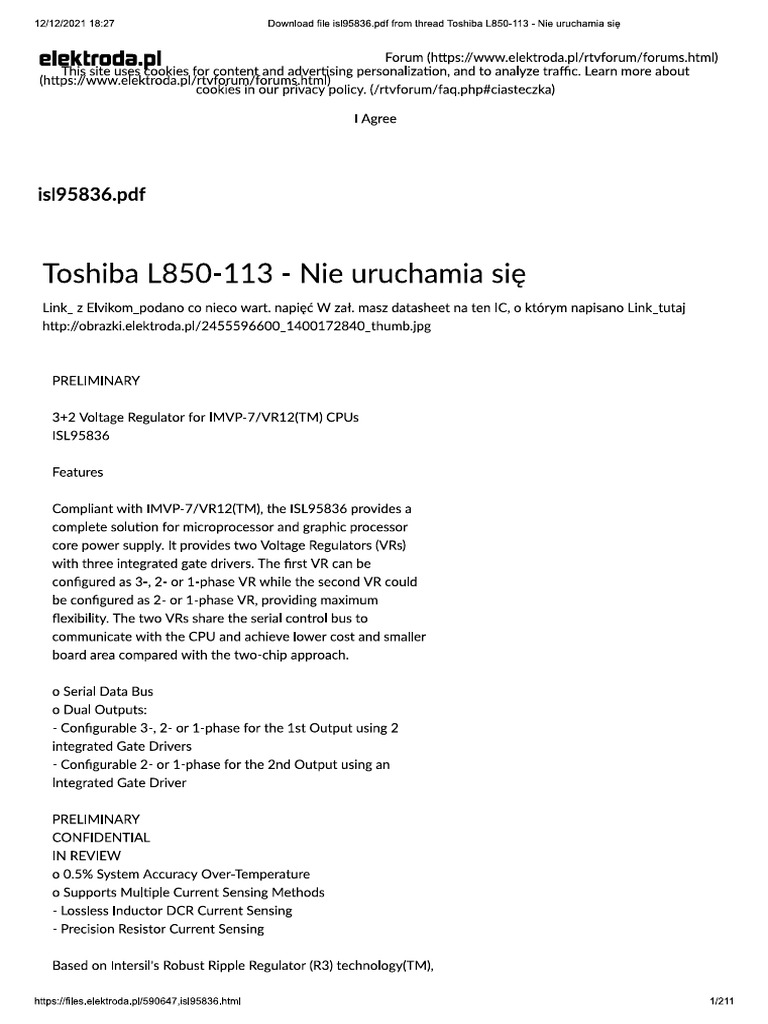 File Isl95836 English | PDF