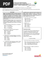 Pruebas Saber Español Grado Tercero | PDF | Palabra | Oración (Lingüística)