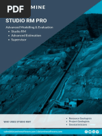 Datamine Studio RM Manual | PDF | Data Mining | Topography