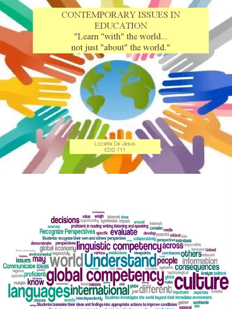 Contemporary Issues in Education Power Point For Monday 16 | PDF | No ...