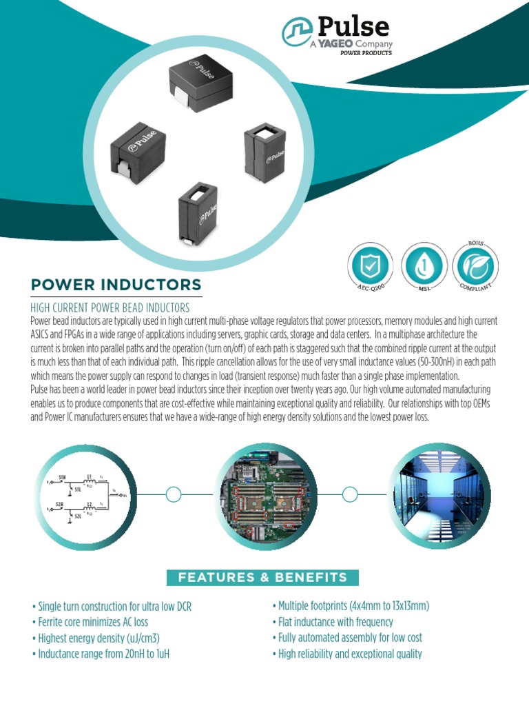 Power Beads Overview | PDF | Inductor | Inductance