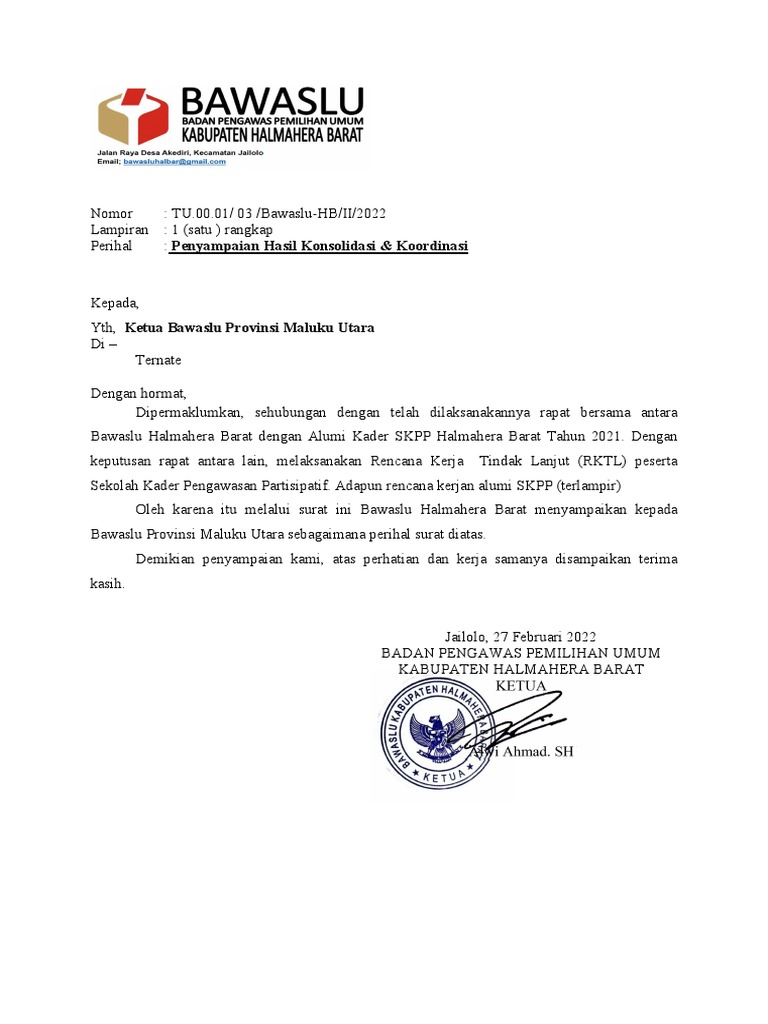 Rencana Kerja SKPP Bawaslu 2025 | PDF