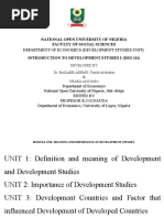 Development Studies - Exam | PDF | Human Development Index | Economic ...