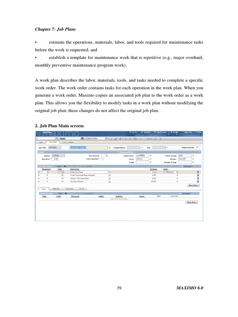 MAXIMO Student Manual 2 - 1 | PDF