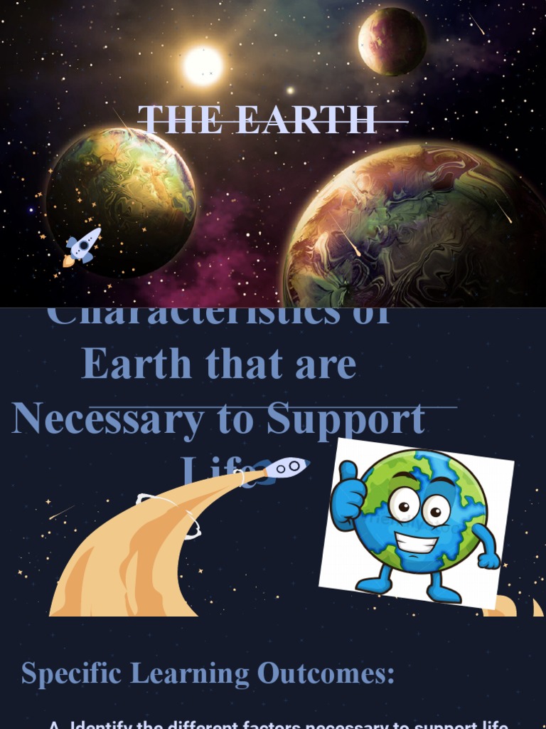 Earth’s Essential Characteristics for Life | PDF | Atmosphere | Life