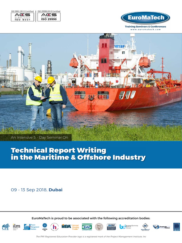 Technical Report Writing in The Maritime & Offshore Industry | PDF ...